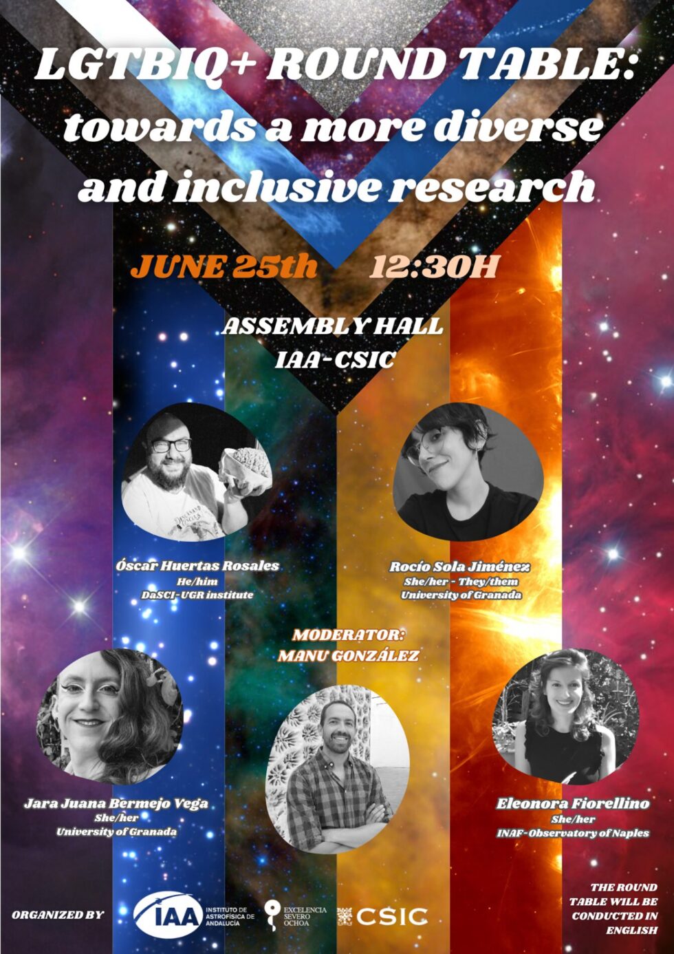 LGTBIQ+ ROUND TABLE: towards a more diverse and inclusive research | Instituto de Astrofísica de ...